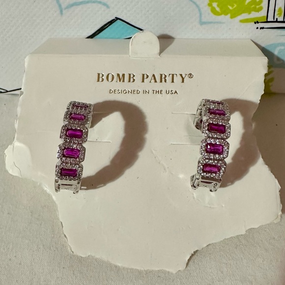 Bomb Party | Jewelry | Bomb Party January Birthday 225 Earrings | Poshmark